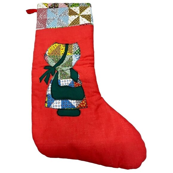 Handmade | Holiday | Handmade Vintage Christmas Stocking Patch Work ...